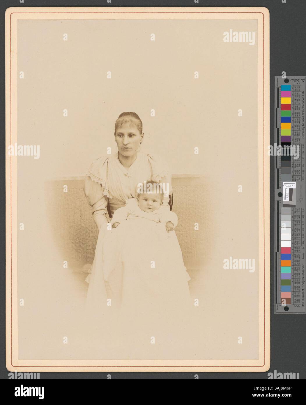 The image shows Emma Maria Breitinger-Voegeli (1869-1952) with her ...