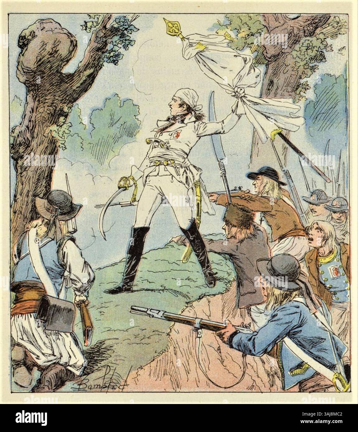 François Athanase Charette de La Contrie, painted by Louis Bombled in ...