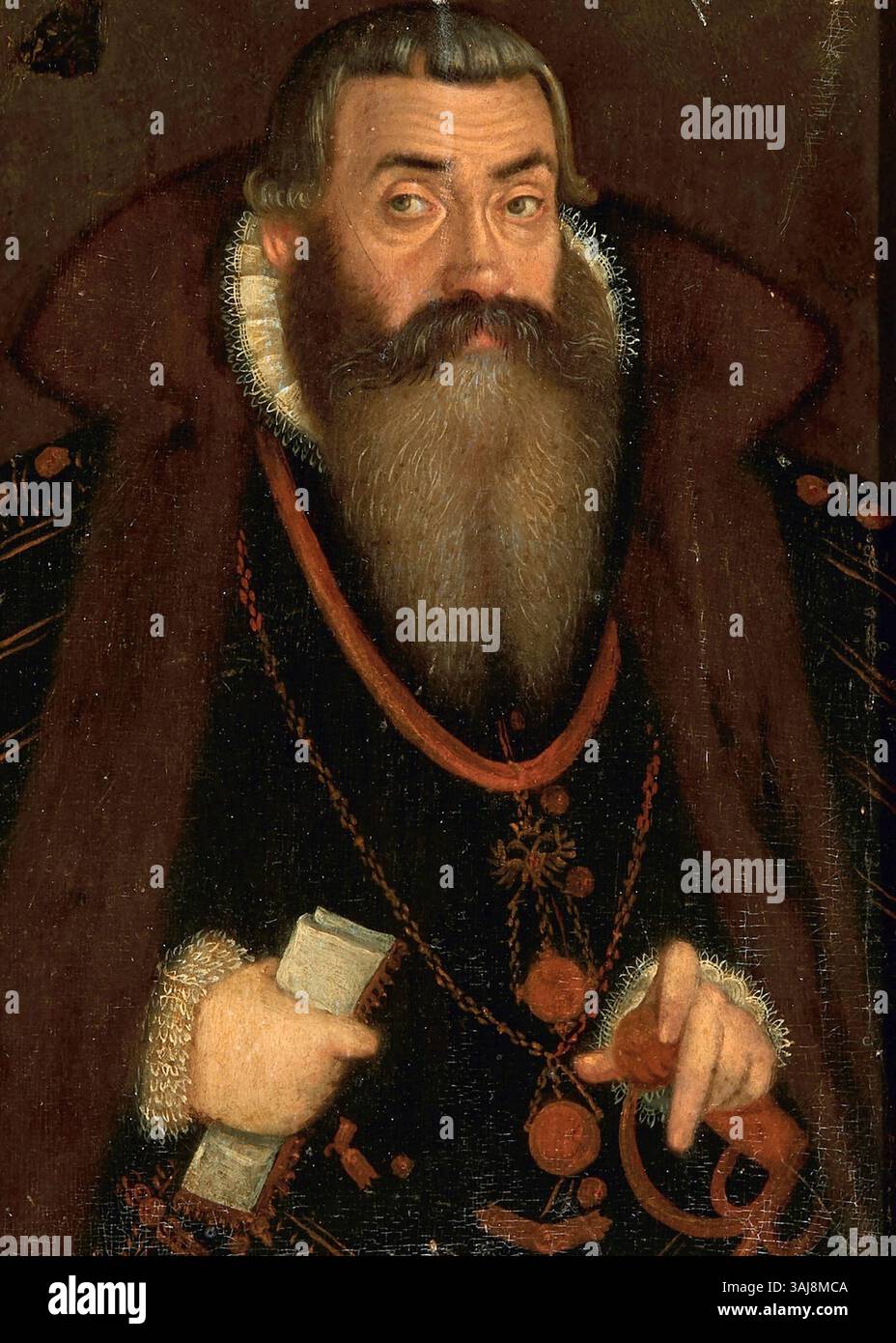 This 1586 portrait of Duke George II of Brzeg captures the noble figure ...