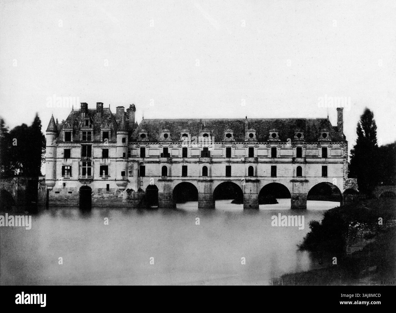 This photograph, taken by Gustave Le Gray in 1851, shows the west ...