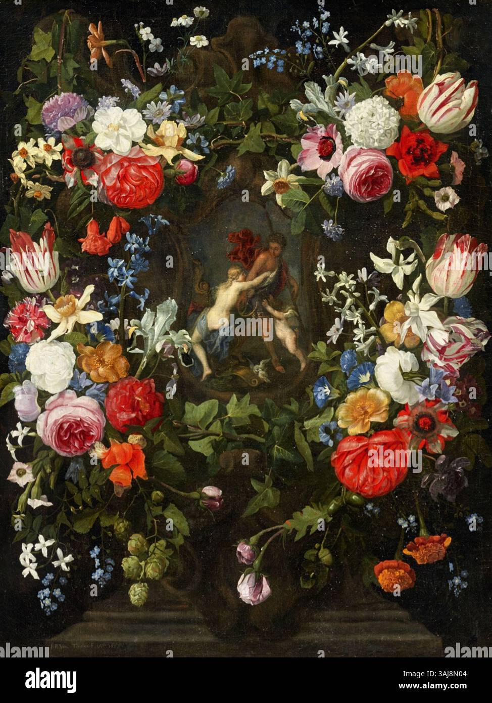 Jan Philip van Thielen’s 1653 painting depicts the mythological figures ...