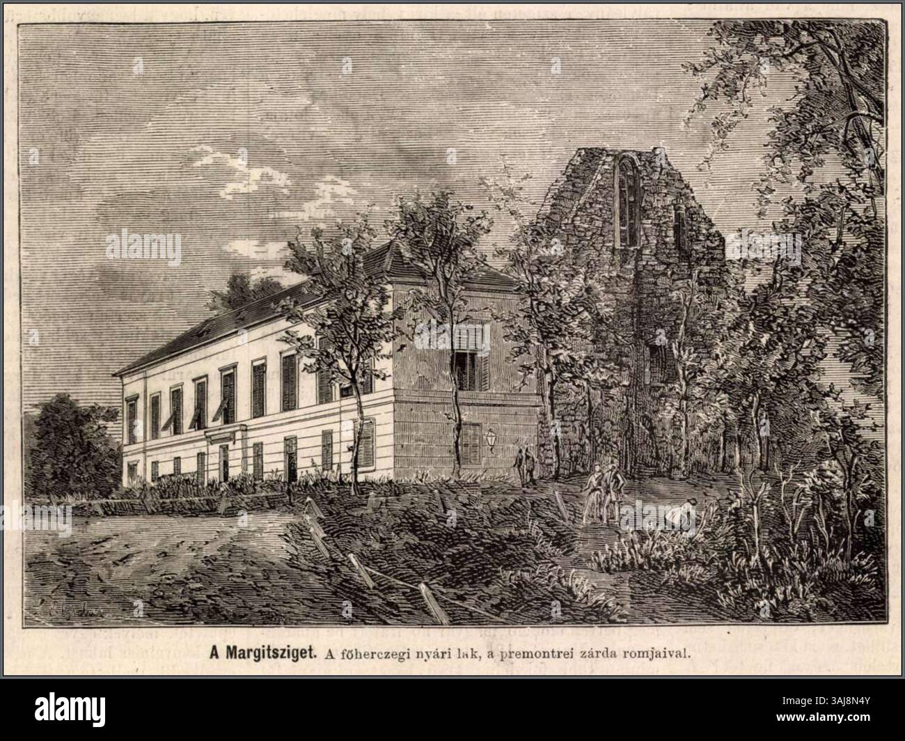 The summer residence of Habsburg Prince Joseph on Margaret Island in ...