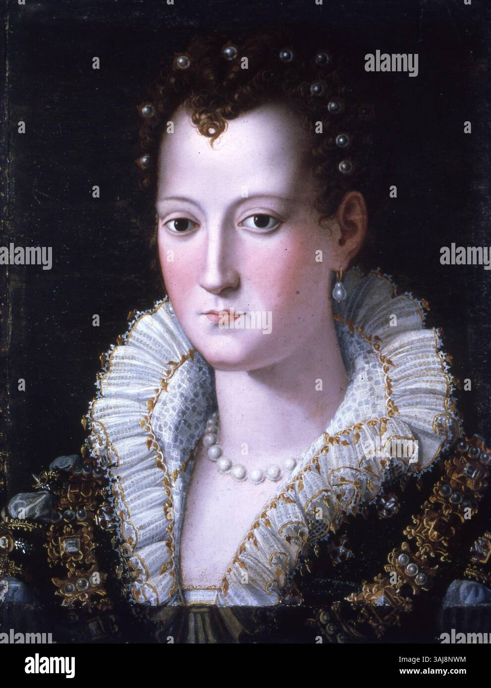 This circa 1590 portrait by Giovanni Maria Butteri depicts Virginia de ...