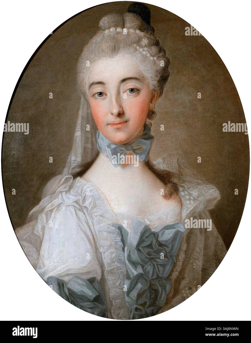 Aleksander Roslin's portrait of Izabela Lubomirska, painted around 1767 ...