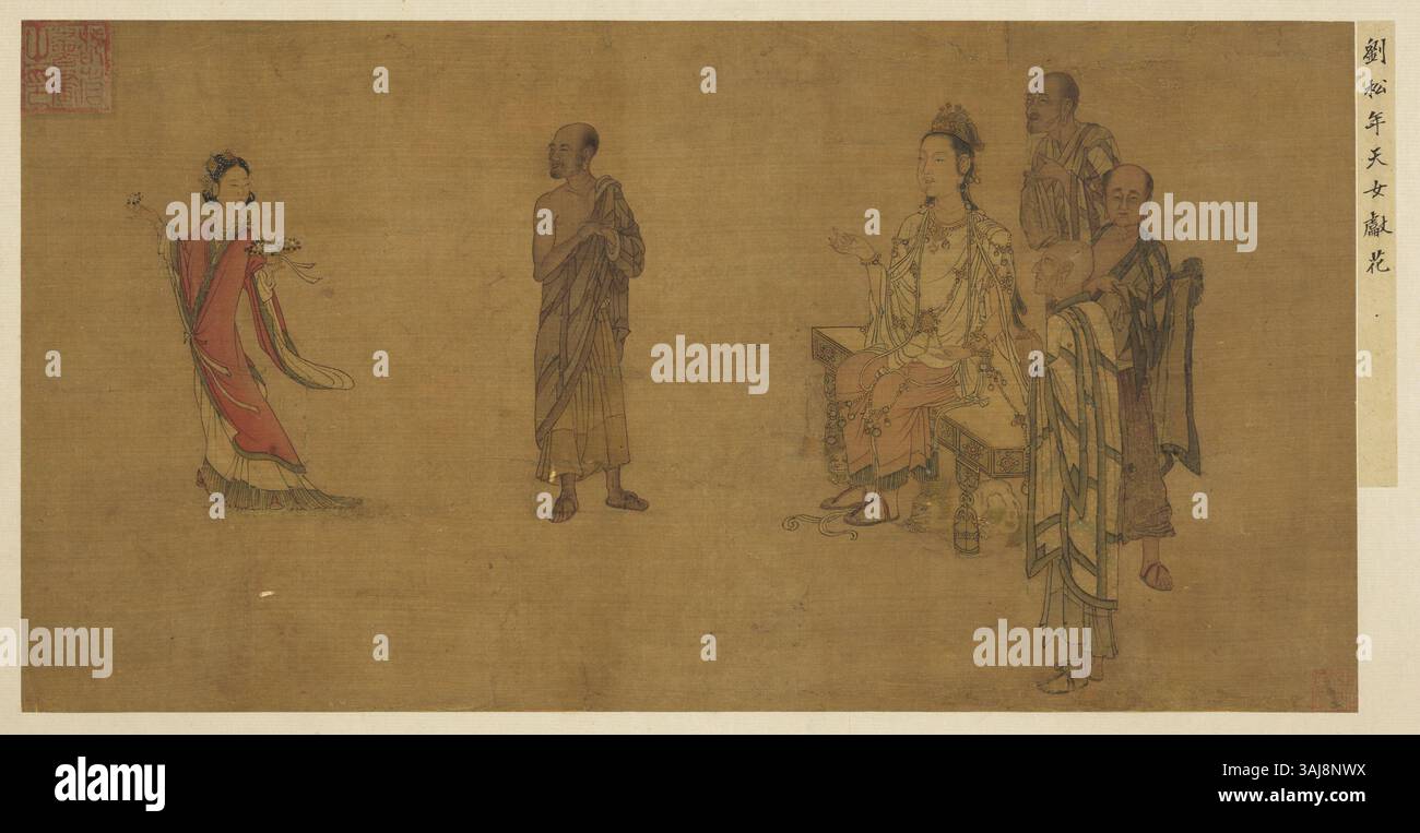 'Liu Songnian' (1174–1224) is a Chinese painting from the Song dynasty ...