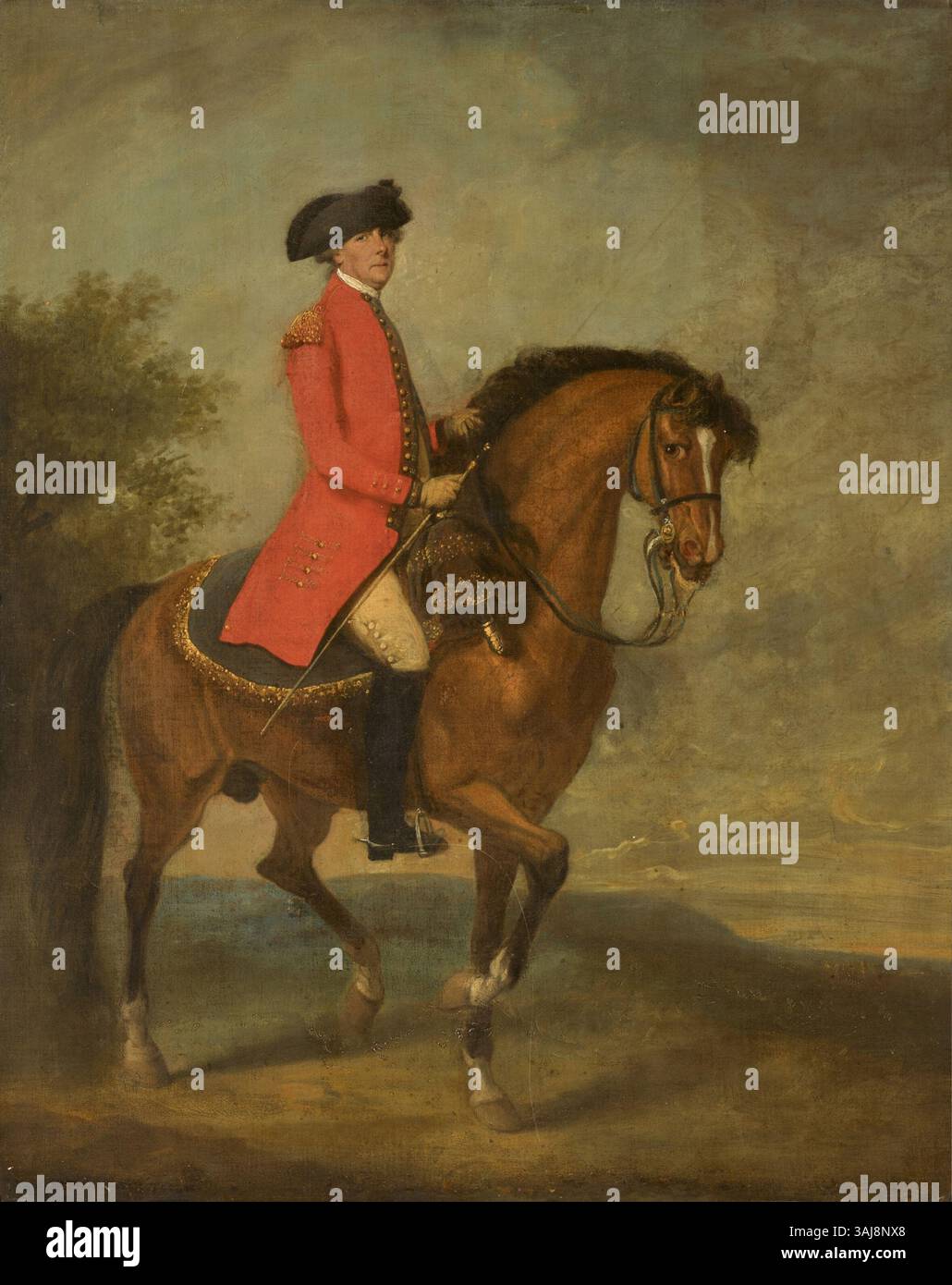 David Morier's 18th-century portrait of Sir William Boothby, 4th ...