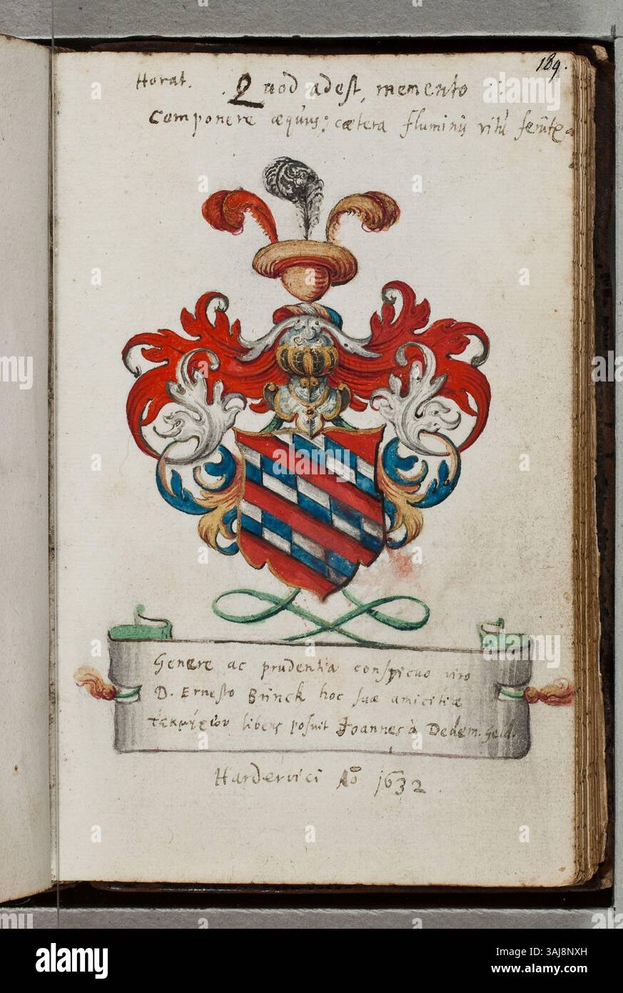 Johannes van Dedem contributed to the album amicorum of Ernst Brinck ...