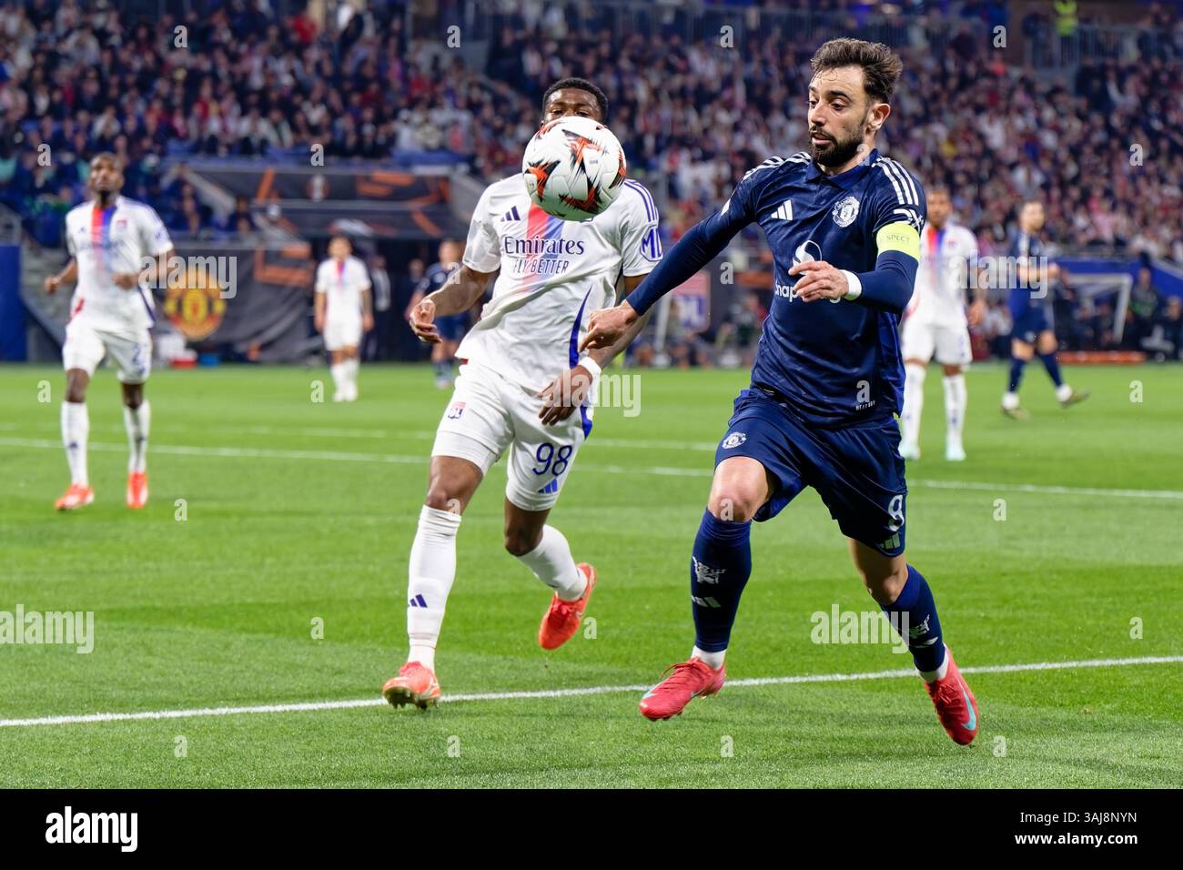 Lyon, France. 10th Apr, 2025. Lyon, France, April 10 2025 : Bruno ...