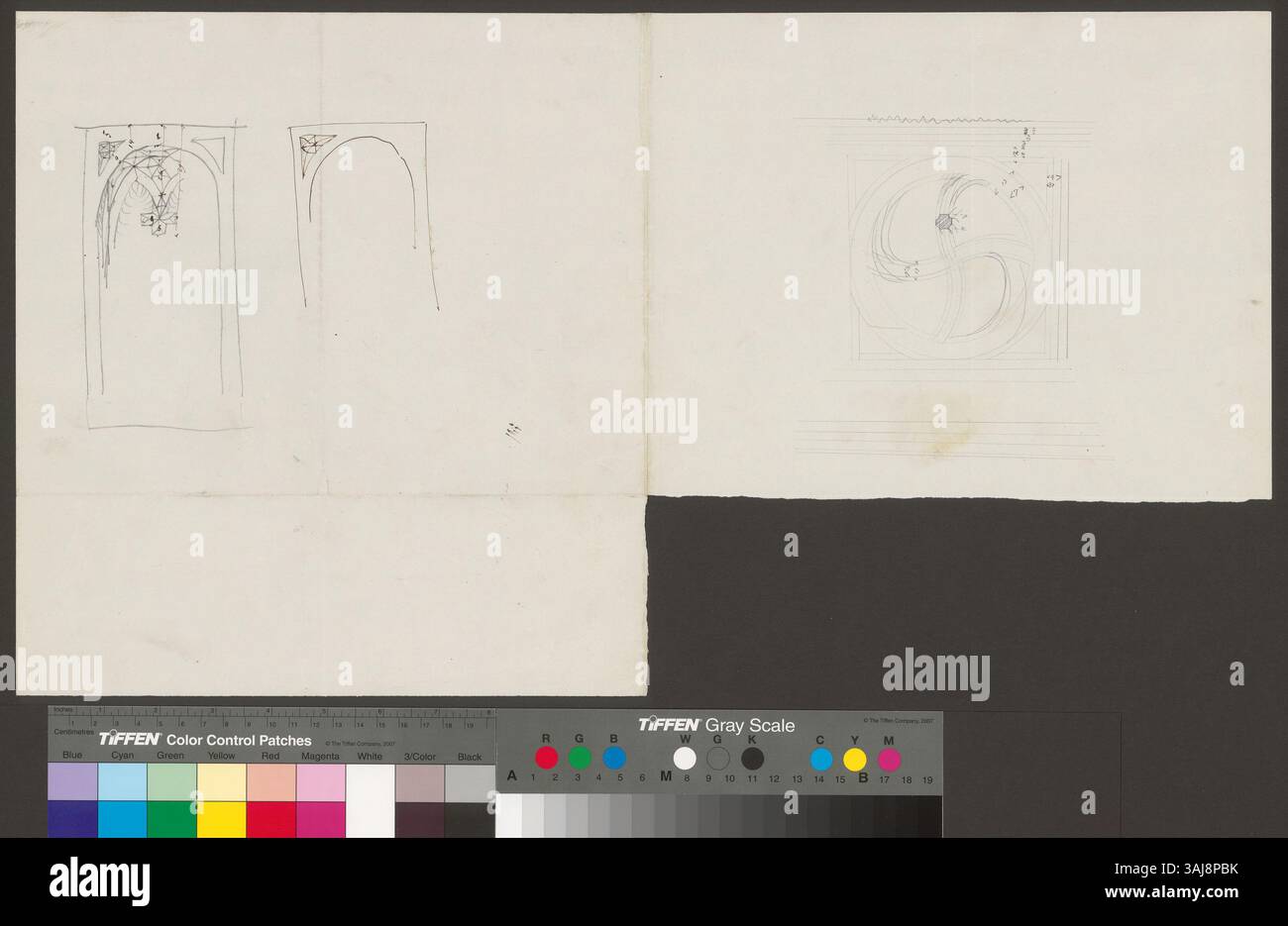 This drawing by Johann Rudolf Rahn, created between 1860 and 1910 ...