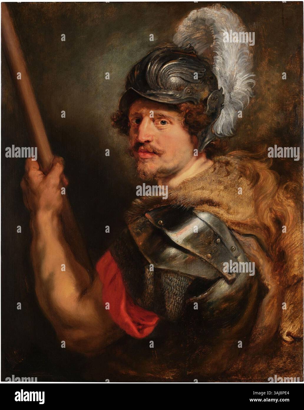 A portrait by Peter Paul Rubens from around 1620-1625 depicting a man ...