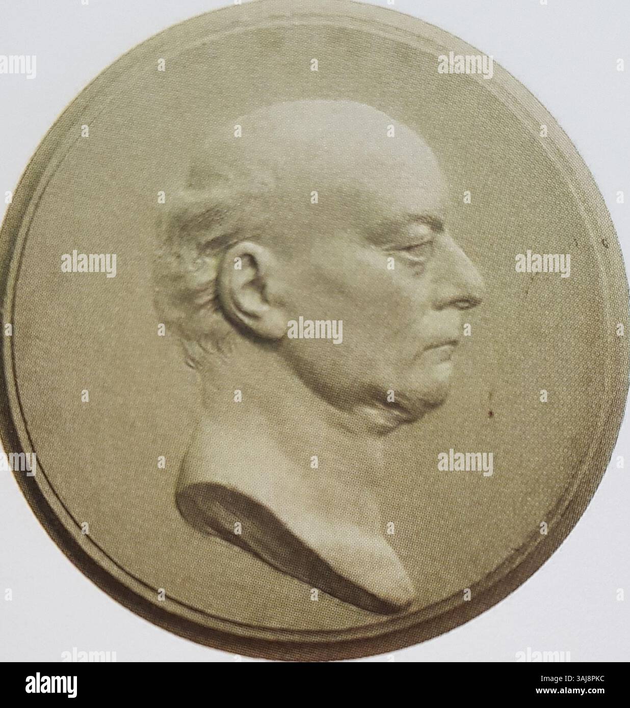 This plaster bust of Samuel Klingenstierna, sculpted by Johan Tobias ...