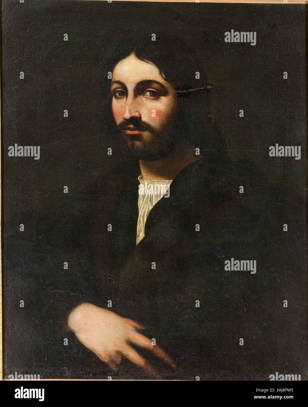 Sebastiano del Piombo's portrait of a man, painted around 1540, is an ...