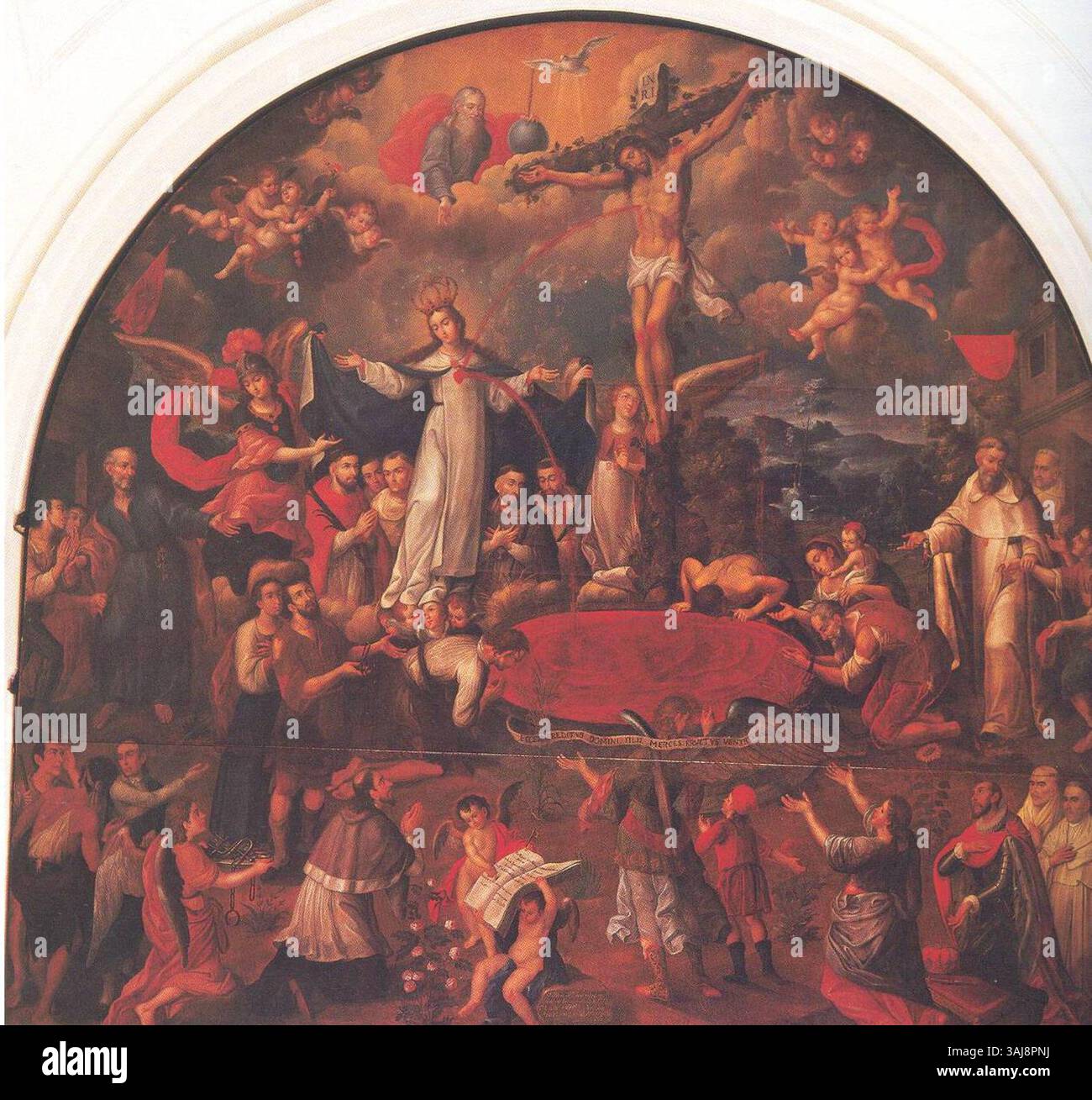 This large 18th-century painting, created by José de Valladares and ...