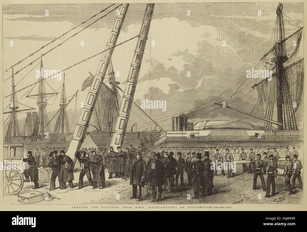 This illustration, published in *The Illustrated London News* on 17 ...