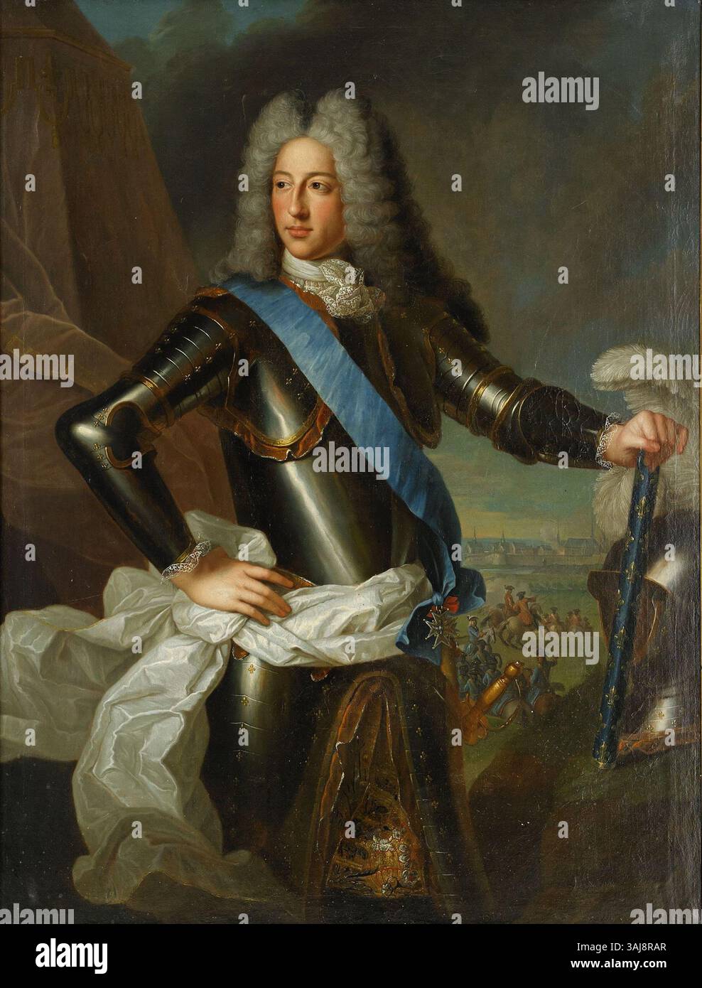 This 18th-century portrait after Pierre Gobert depicts Louis Henri ...