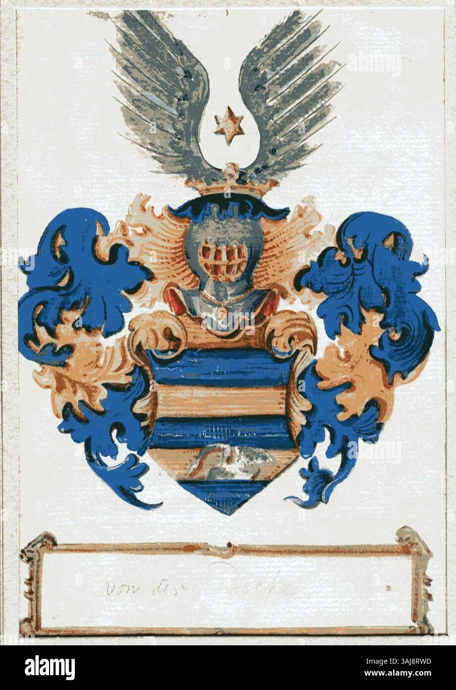 The Becke-Wappen Schwan, a coat of arms from the Iserlohner family ...
