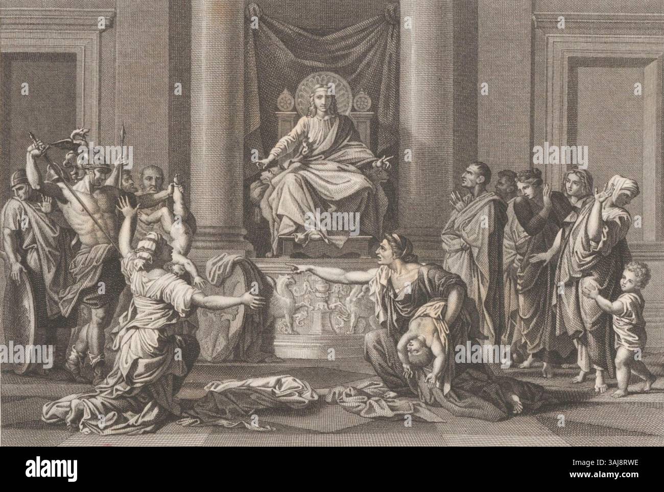 This 1810 engraving by Louis-Yves Queverdo and Antoine-Claude-François ...