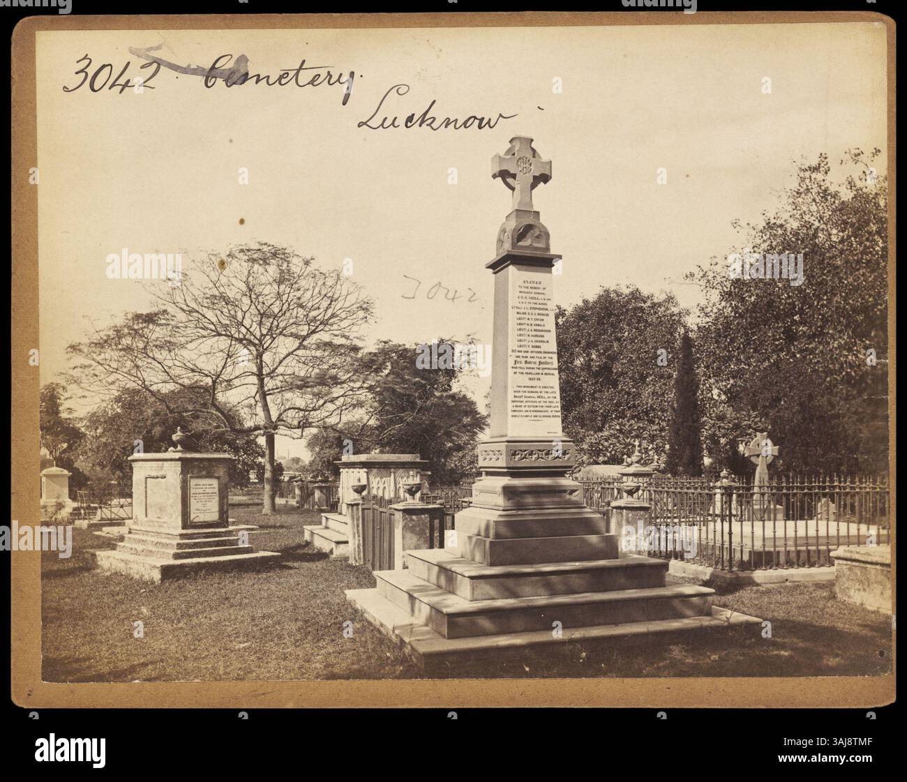 Frith's Series print, circa 1880, depicting Neill's Tomb in Lucknow ...