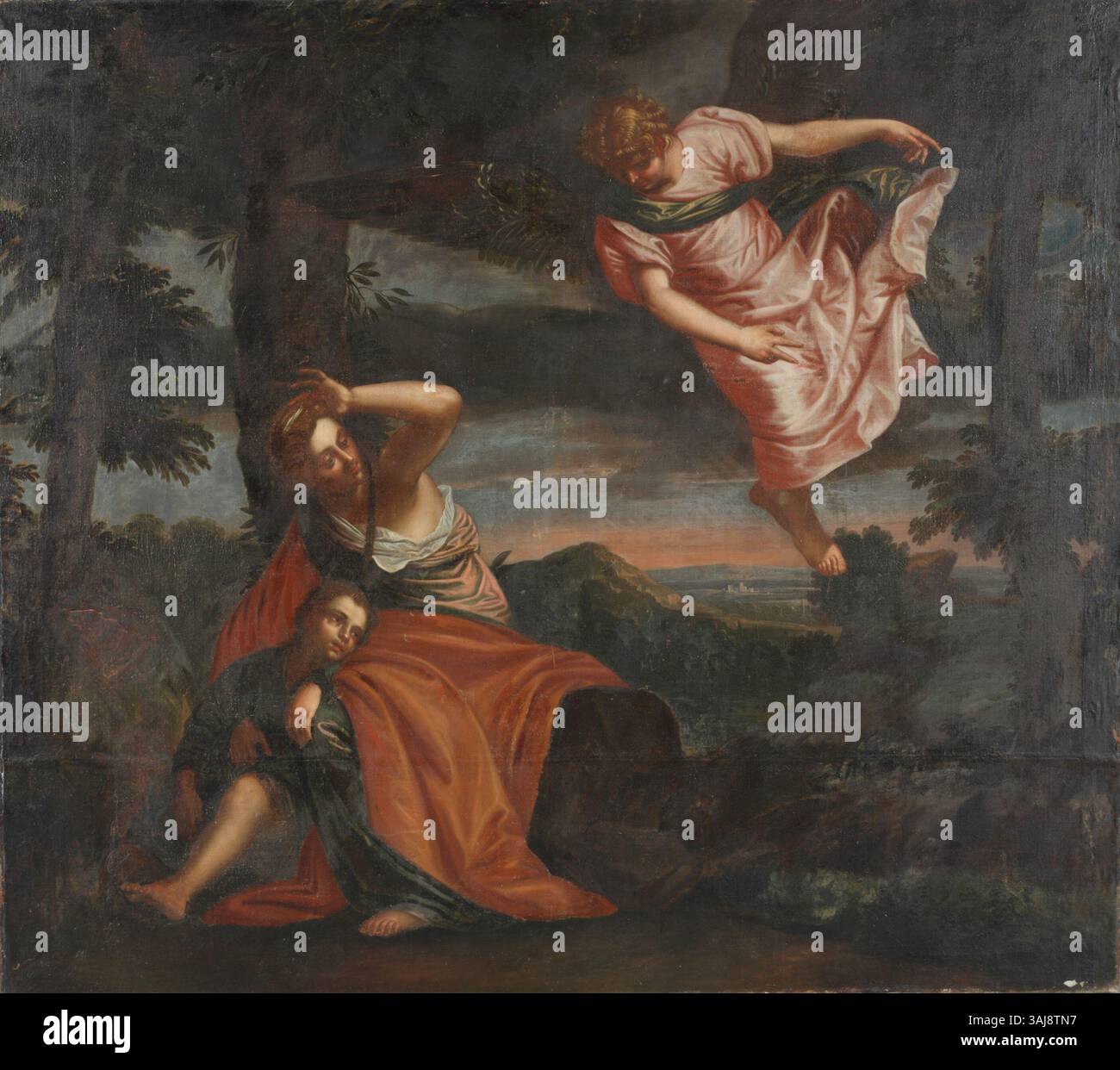 This 1690 painting by Johann Christian Schröder, titled 'Angel Appears ...