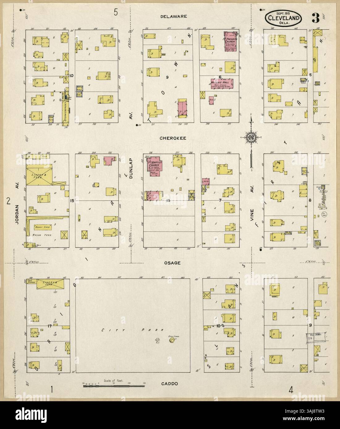 This Sanborn Fire Insurance Map from September 1915 details Cleveland ...