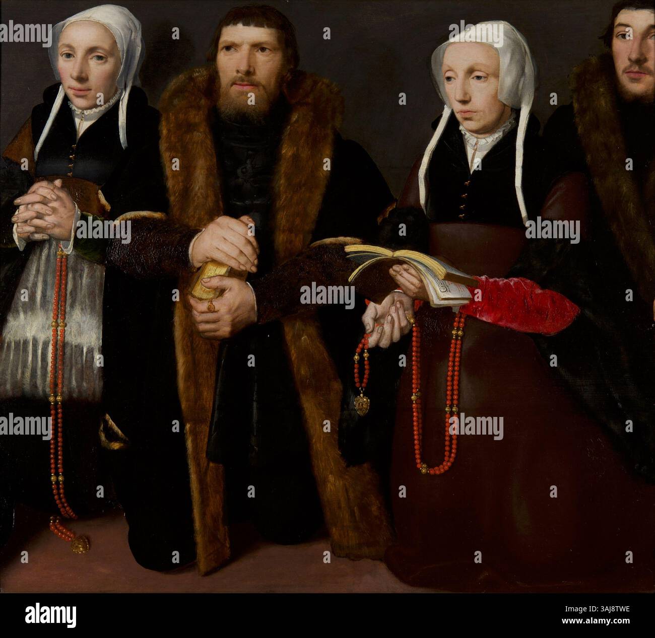 This 16th-century family portrait, created by an anonymous artist ...