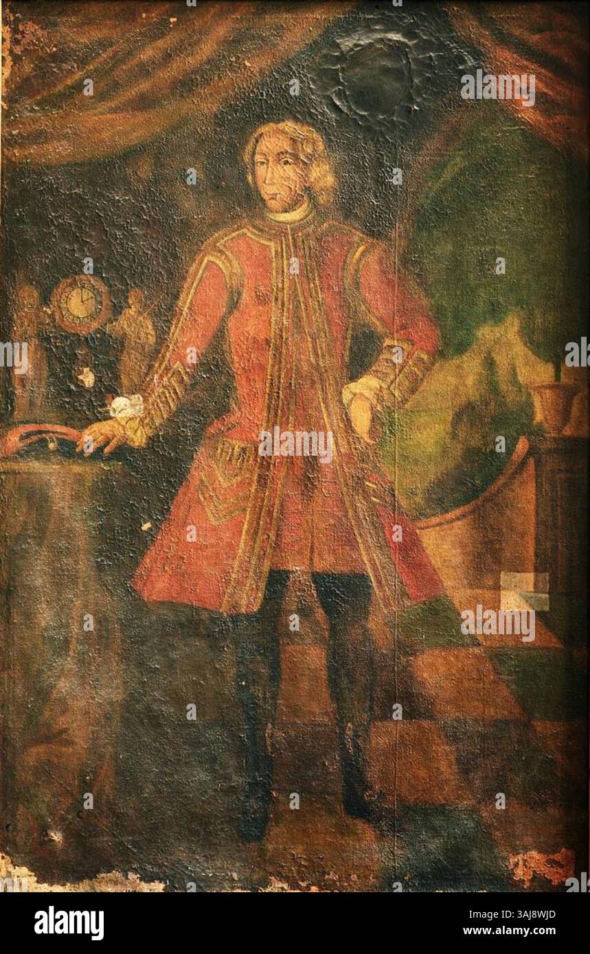 This 17th-century portrait portrays Prince Andrew I Imperiali, a noble ...