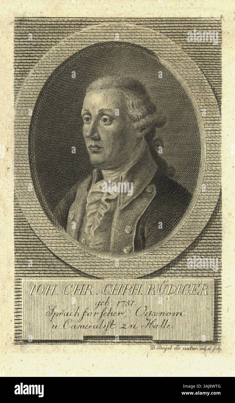 Johann christoph christian rudiger hi-res stock photography and images ...