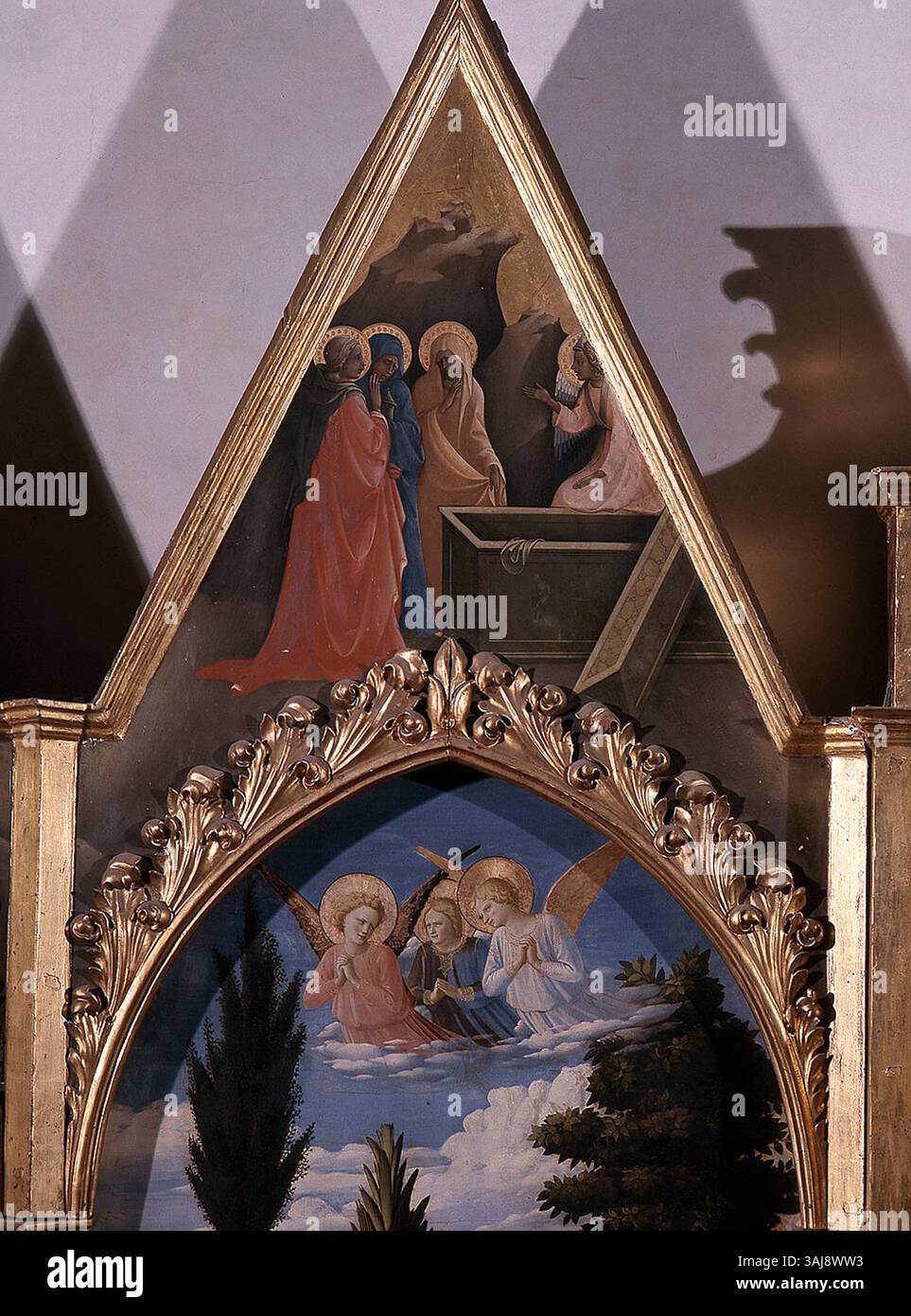 'Deposition of Christ' by Lorenzo Monaco, painted before 1424, depicts ...