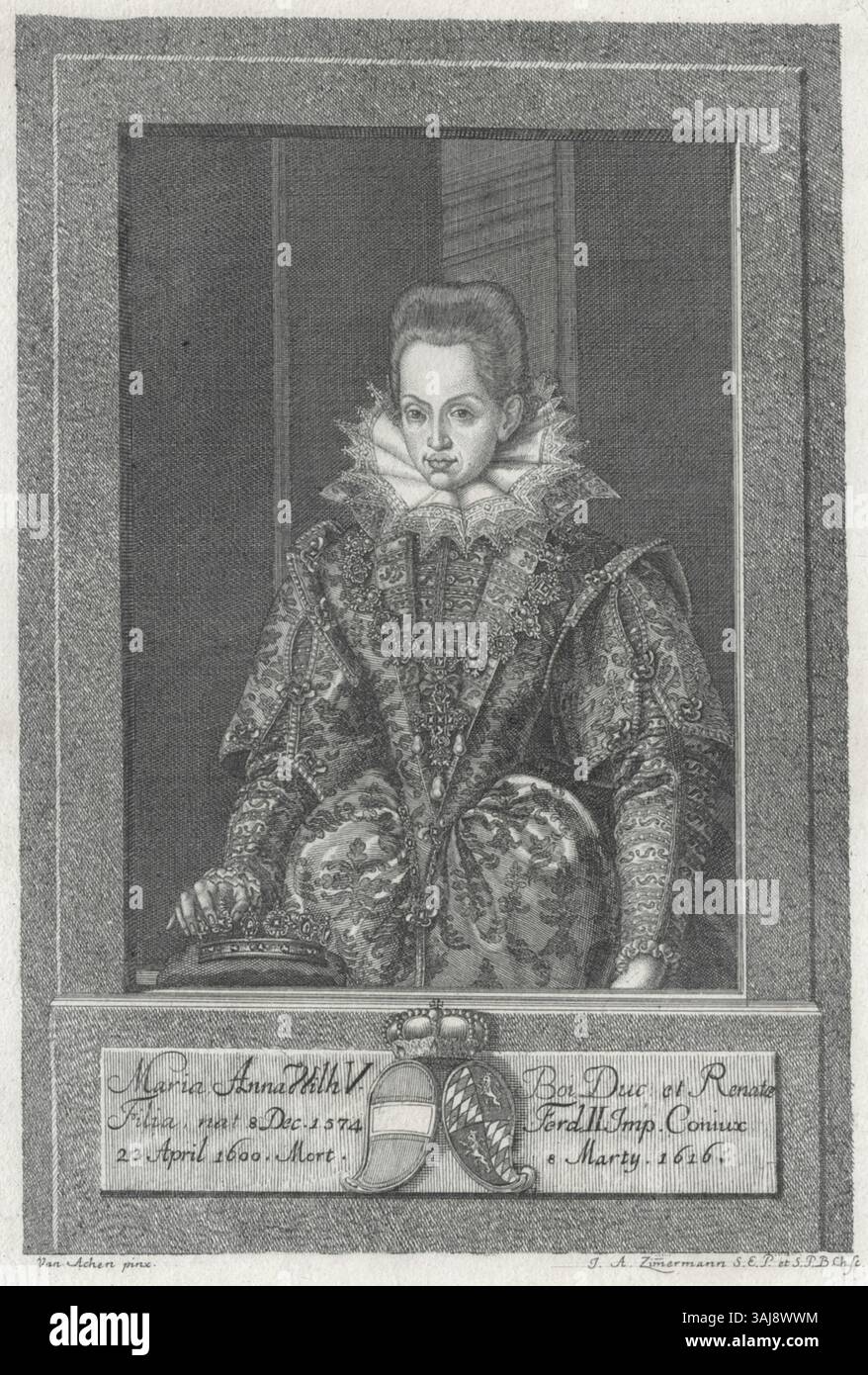 This copper engraving, created by Joseph Anton Zimmermann around 1773 ...