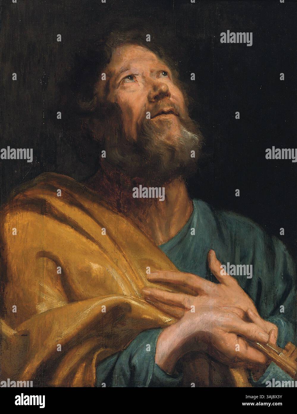 This painting, attributed to a follower of Anthony van Dyck, depicts ...