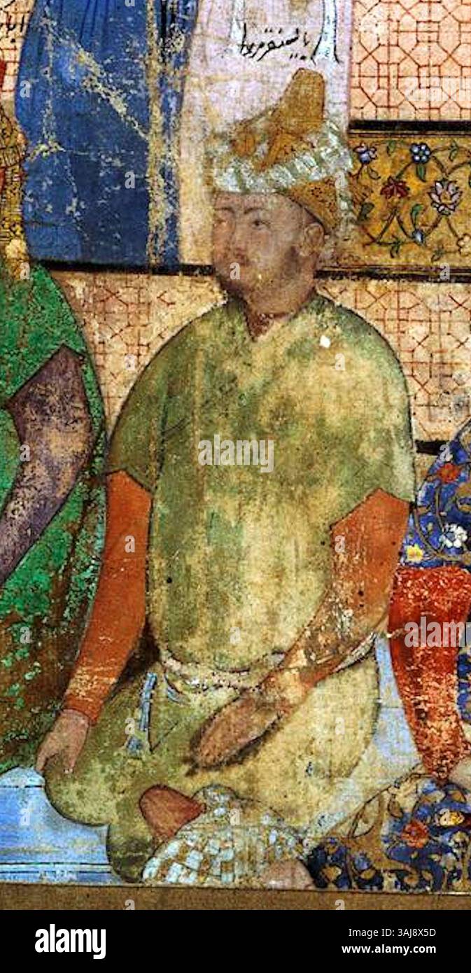Baysunghur, a prince from the House of Timur, is depicted in a 16th ...