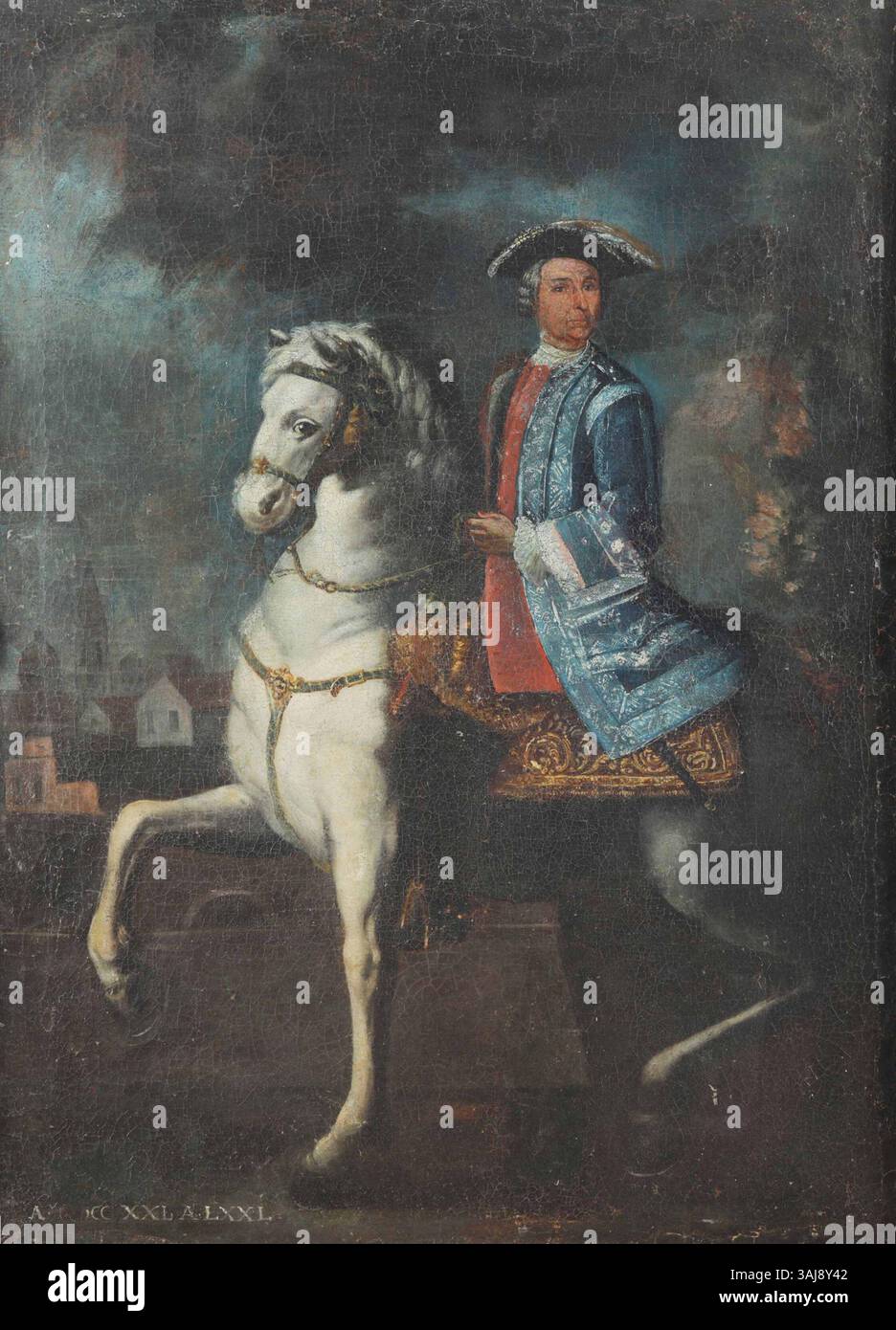 This 18th-century portrait depicts Ferdinando di Borbone, highlighting ...