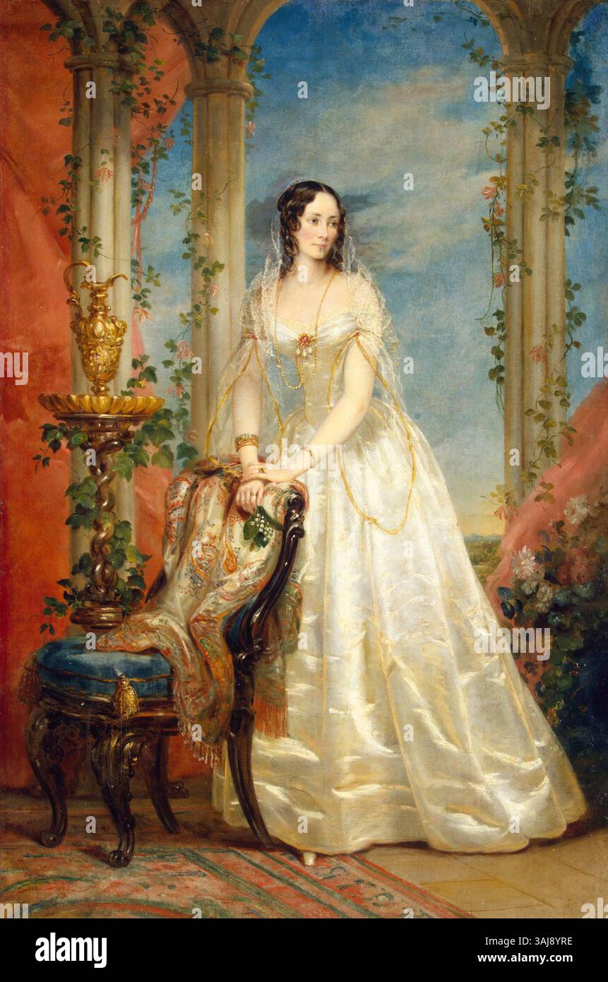Portrait of Zinaida I. Yusupova (1809-1893), painted by Christina ...