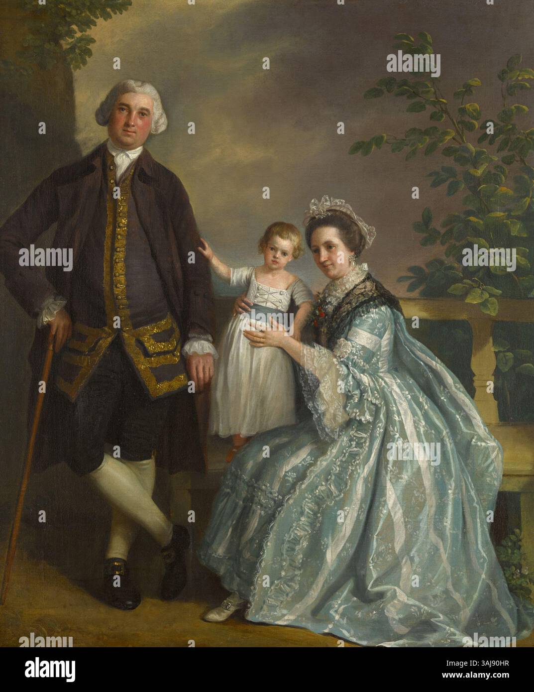 This 18th-century oil on canvas by Biagio Rebecca depicts Thomas Bankes ...