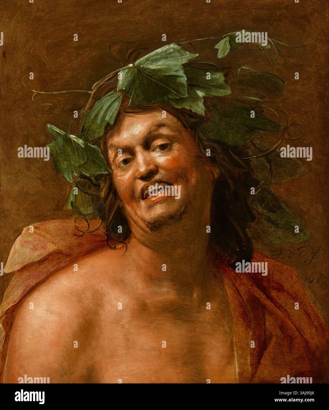 Jan van Dalen’s 1662 painting 'Bacchus with an Ivy Crown' portrays the ...