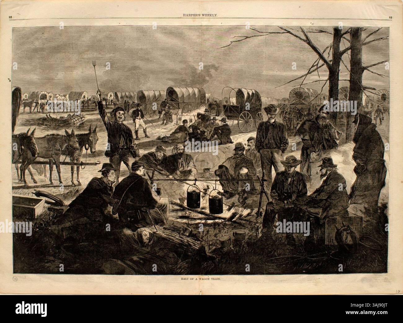 This illustration, featured in the February 6, 1864 issue of Harper's ...