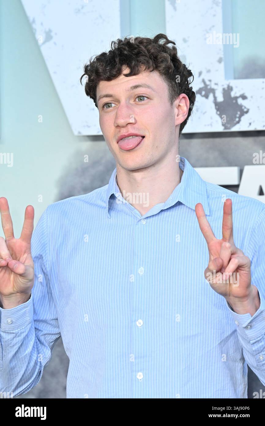 London, UK. 10th Apr, 2025. Noah Williams at the UK Sneak Peek Event of ...
