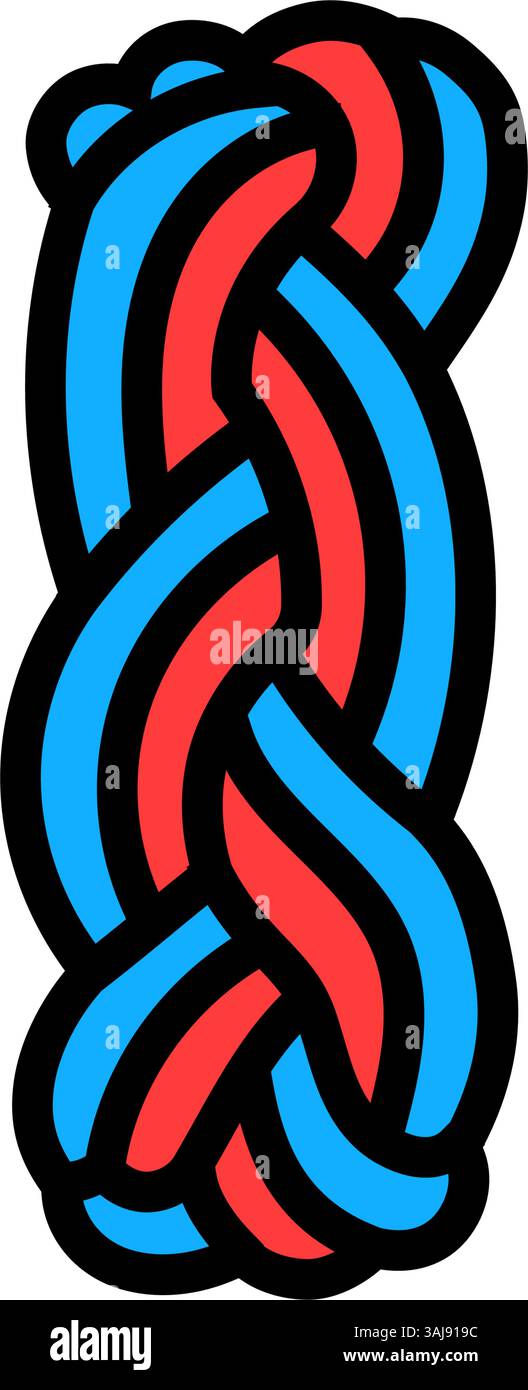 turks head nautical knot color icon vector illustration Stock Vector ...