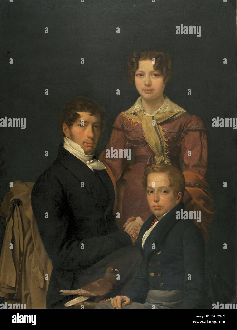 This 1825 portrait by an anonymous artist captures Charles Bauwens with ...