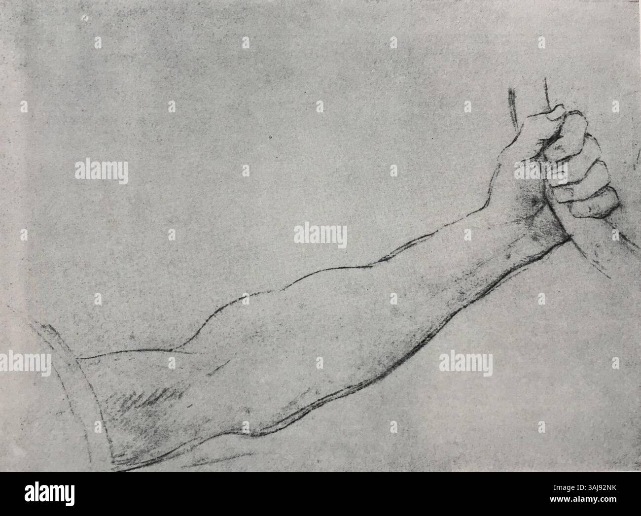 This 1773 pencil study by Anton Losenko is part of the preparatory work ...