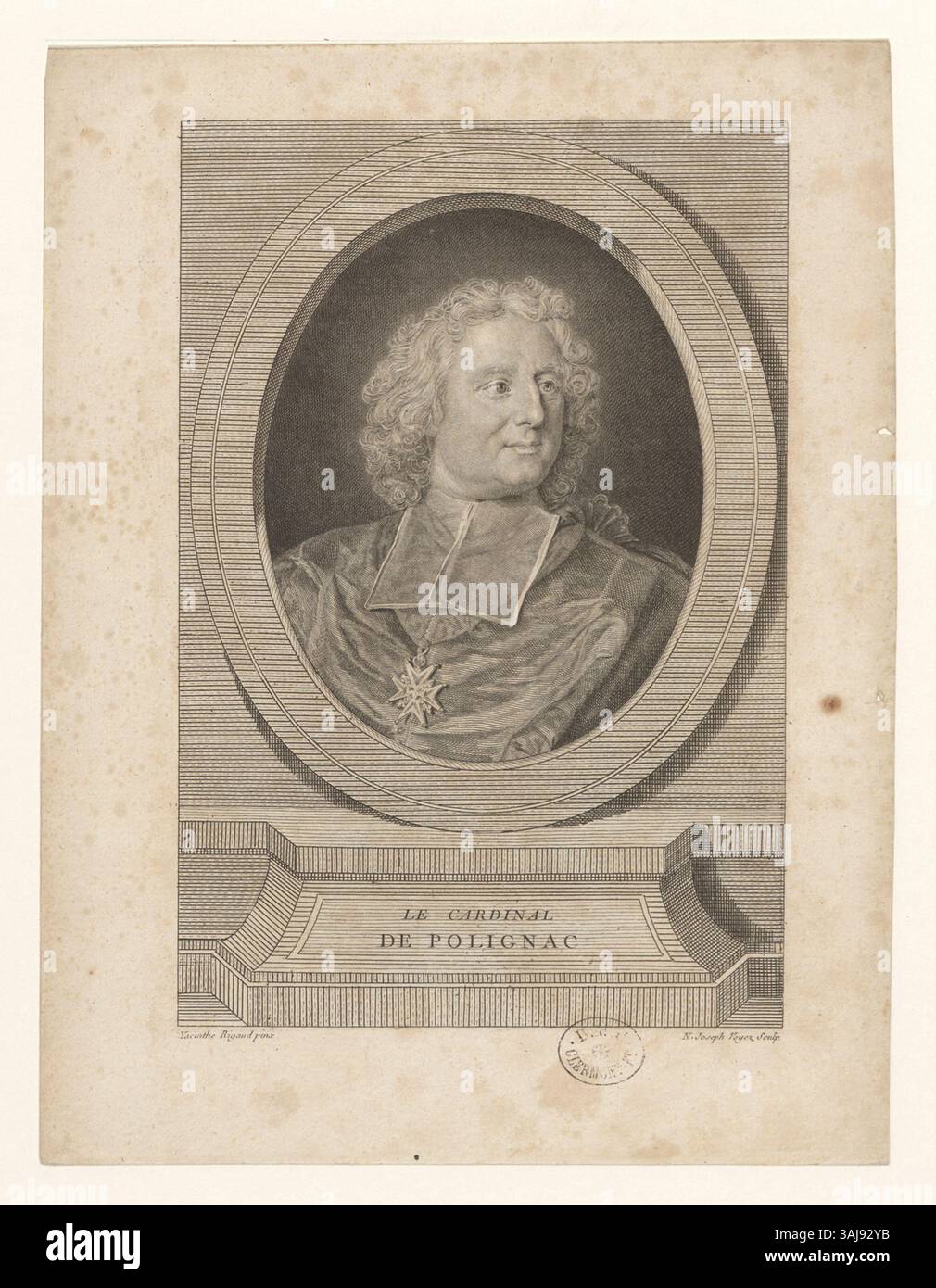 This intaglio print from the Boyer collection depicts Melchior de ...