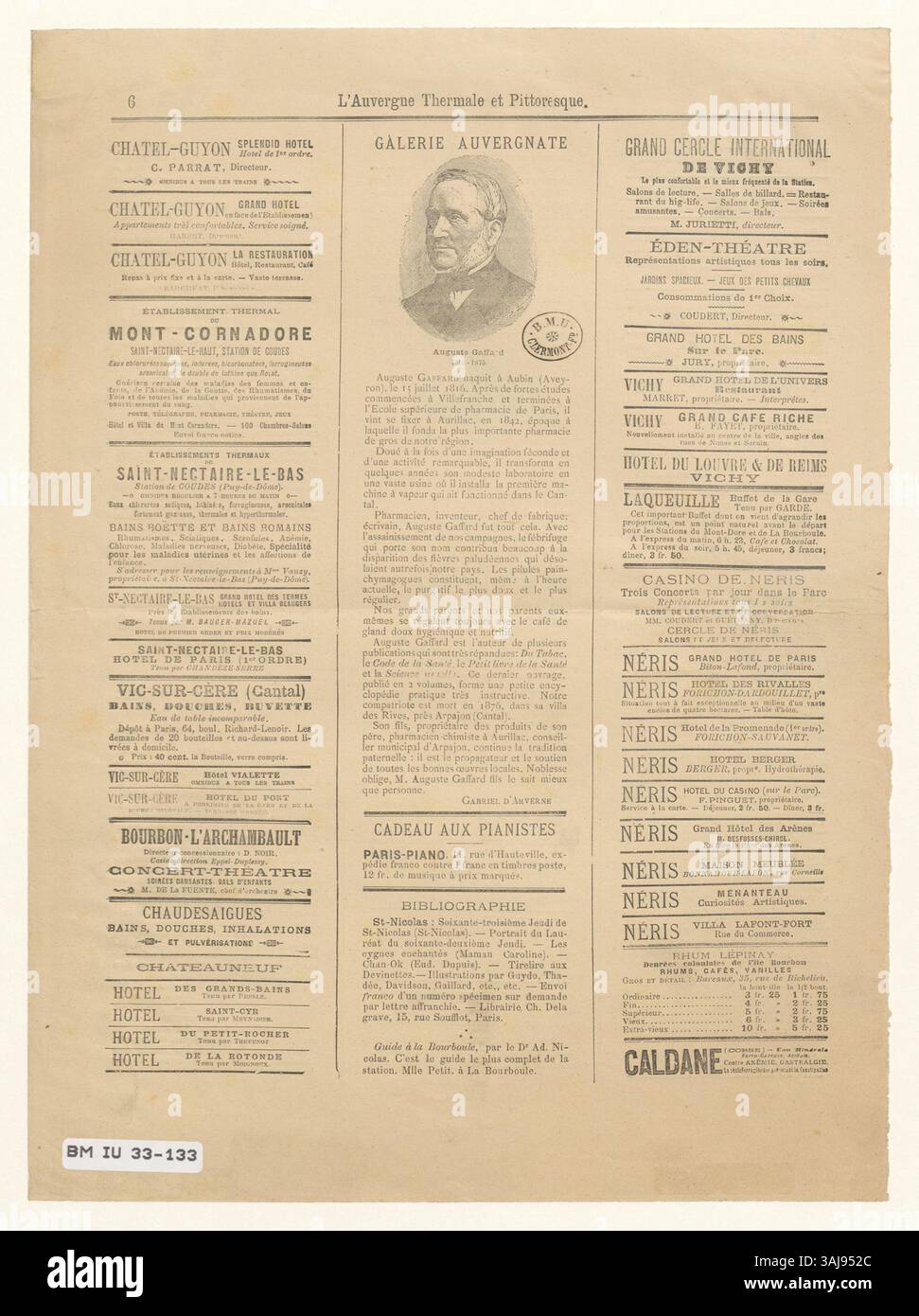 This print of Auguste Gaffard, born in 1816 and deceased in 1875, is a ...
