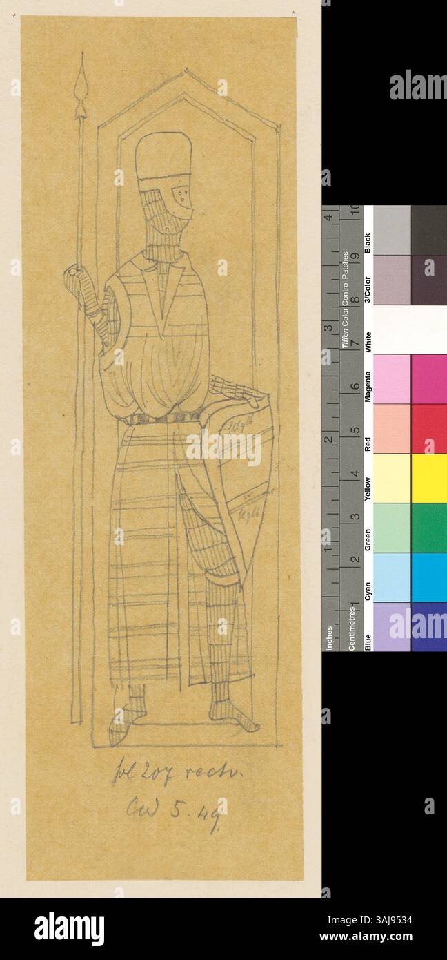 This image shows Johann Rudolf Rahn's reproduction of an excerpt from ...