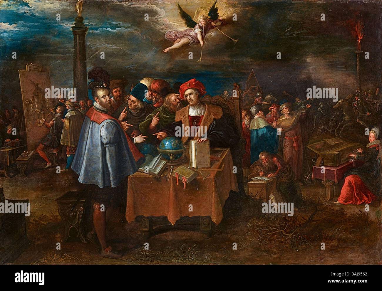 This painting by Frans Francken the Younger, created around 1611 ...