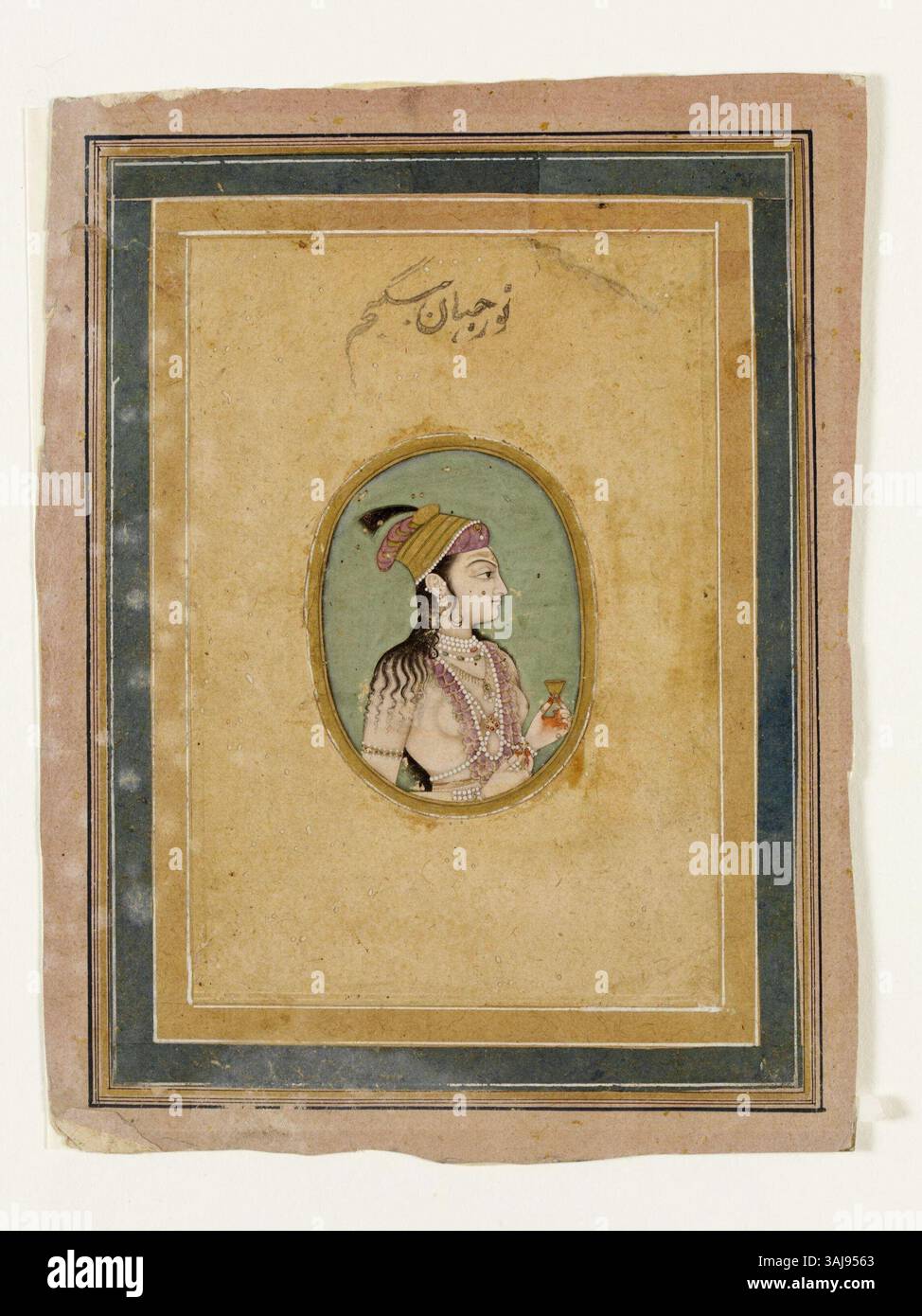 18th-century portrait of Empress Nur Jahan Begam, wife of Mughal ...