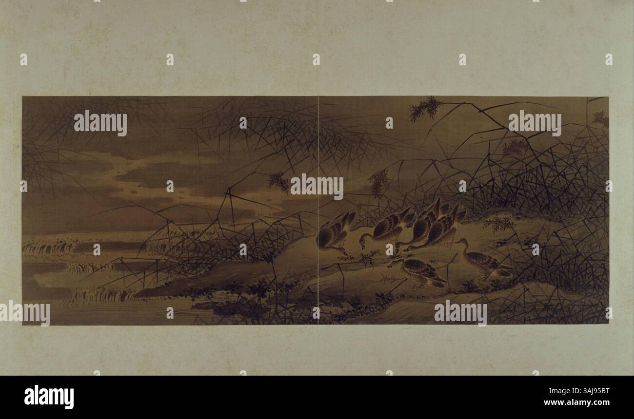 This work from Qiu Hong’s 'Qinpu' series illustrates the traditional ...