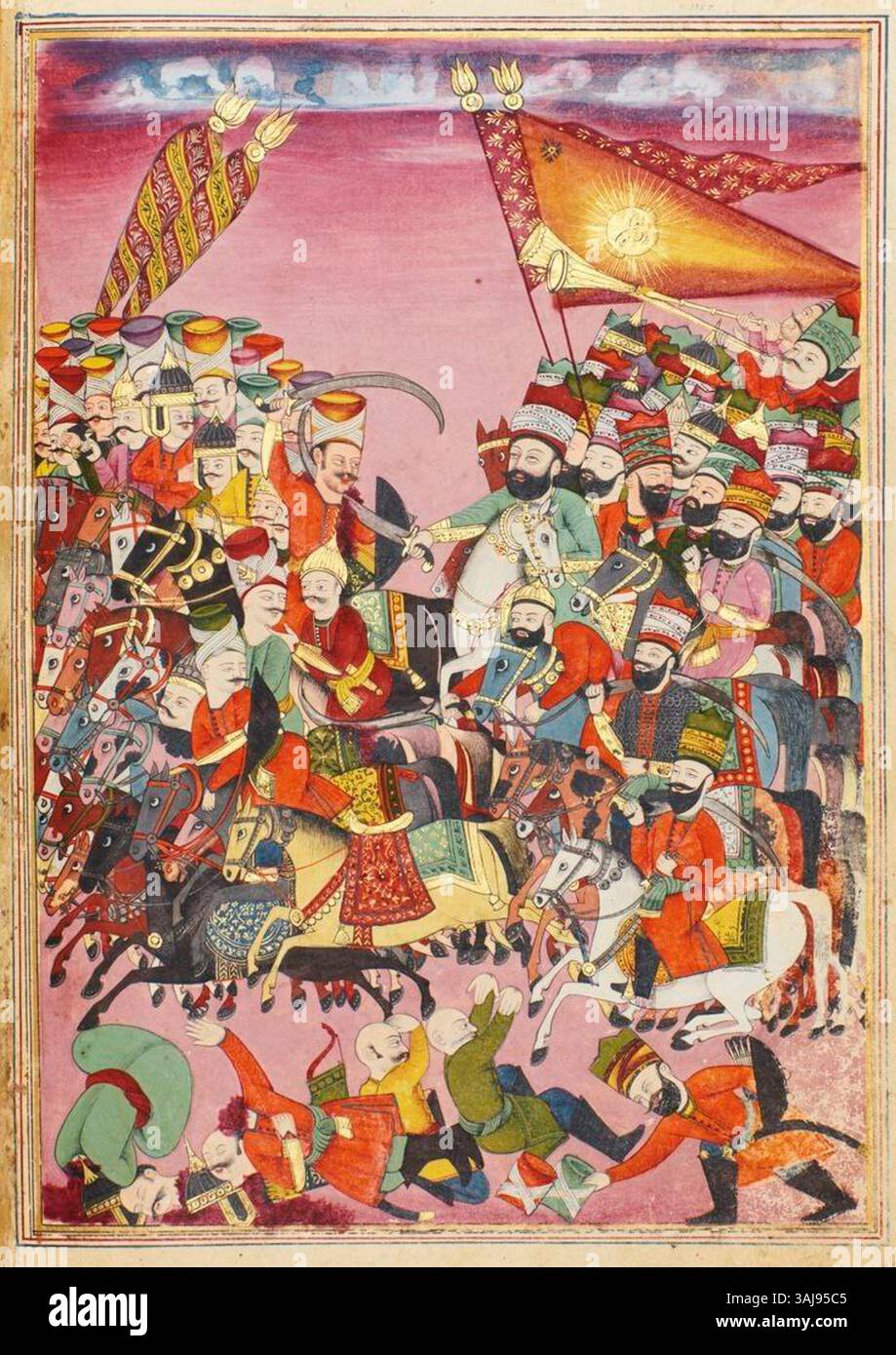 This illustration from the Jahan-gusha-ye Nadiri depicts Nadir Shah in ...