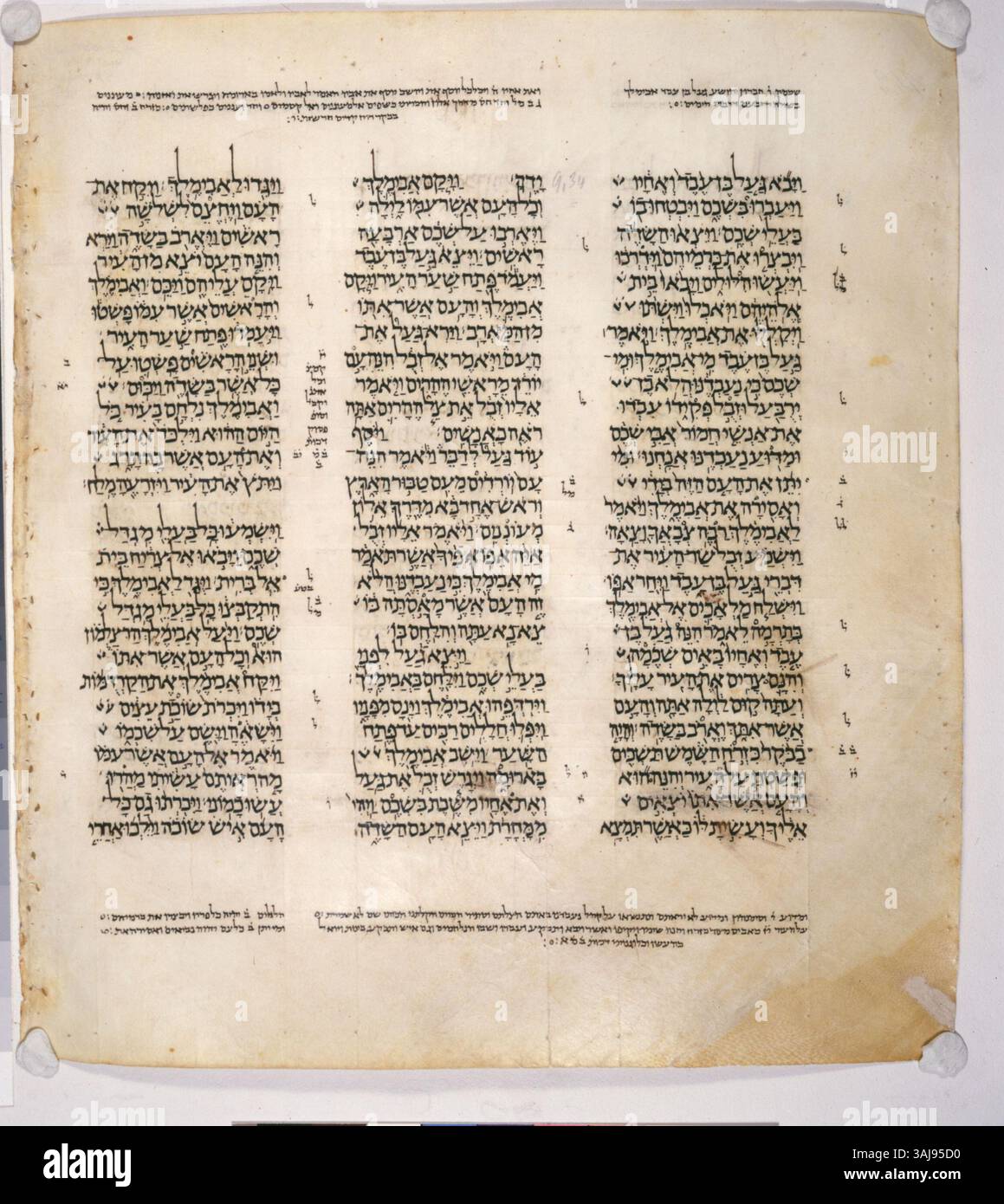 Folio 142b of the Leningrad Codex, created between 1008 and 1011 ...