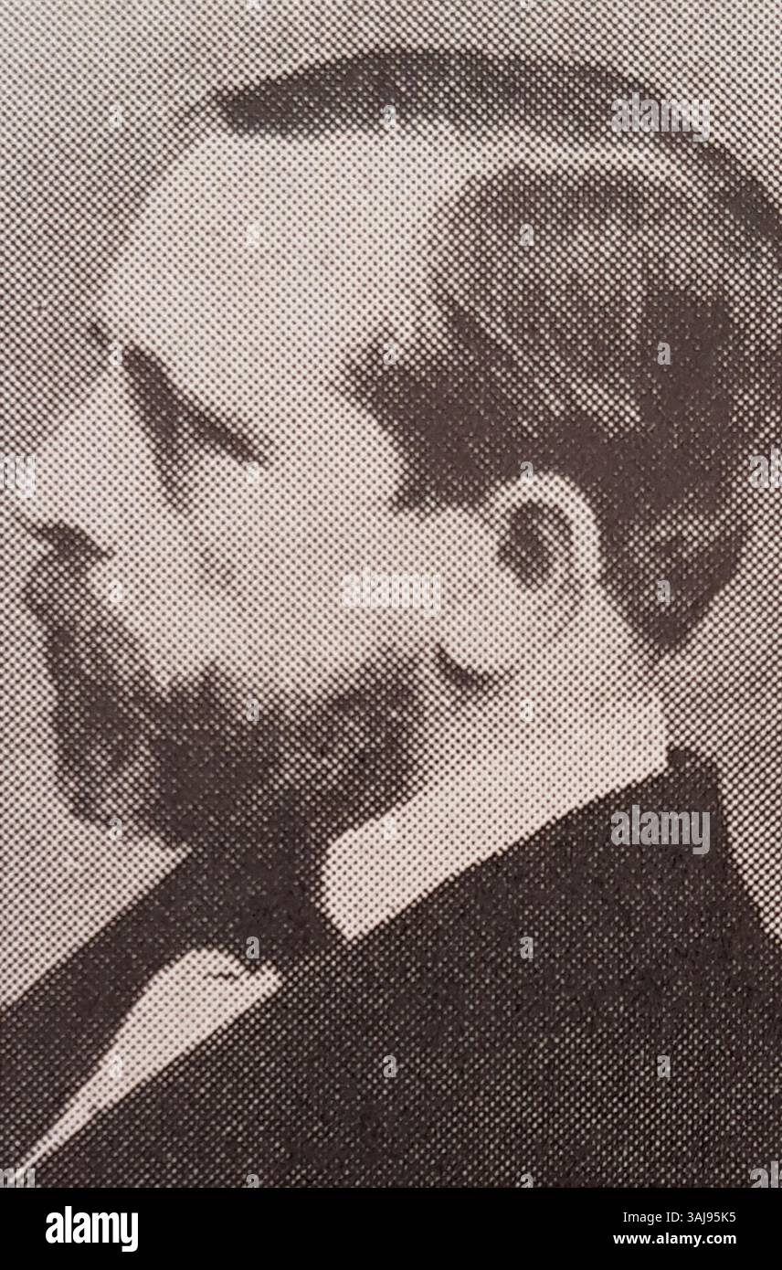 A photograph of Gustaf Nyblæus, a Swedish artist, taken from the ...