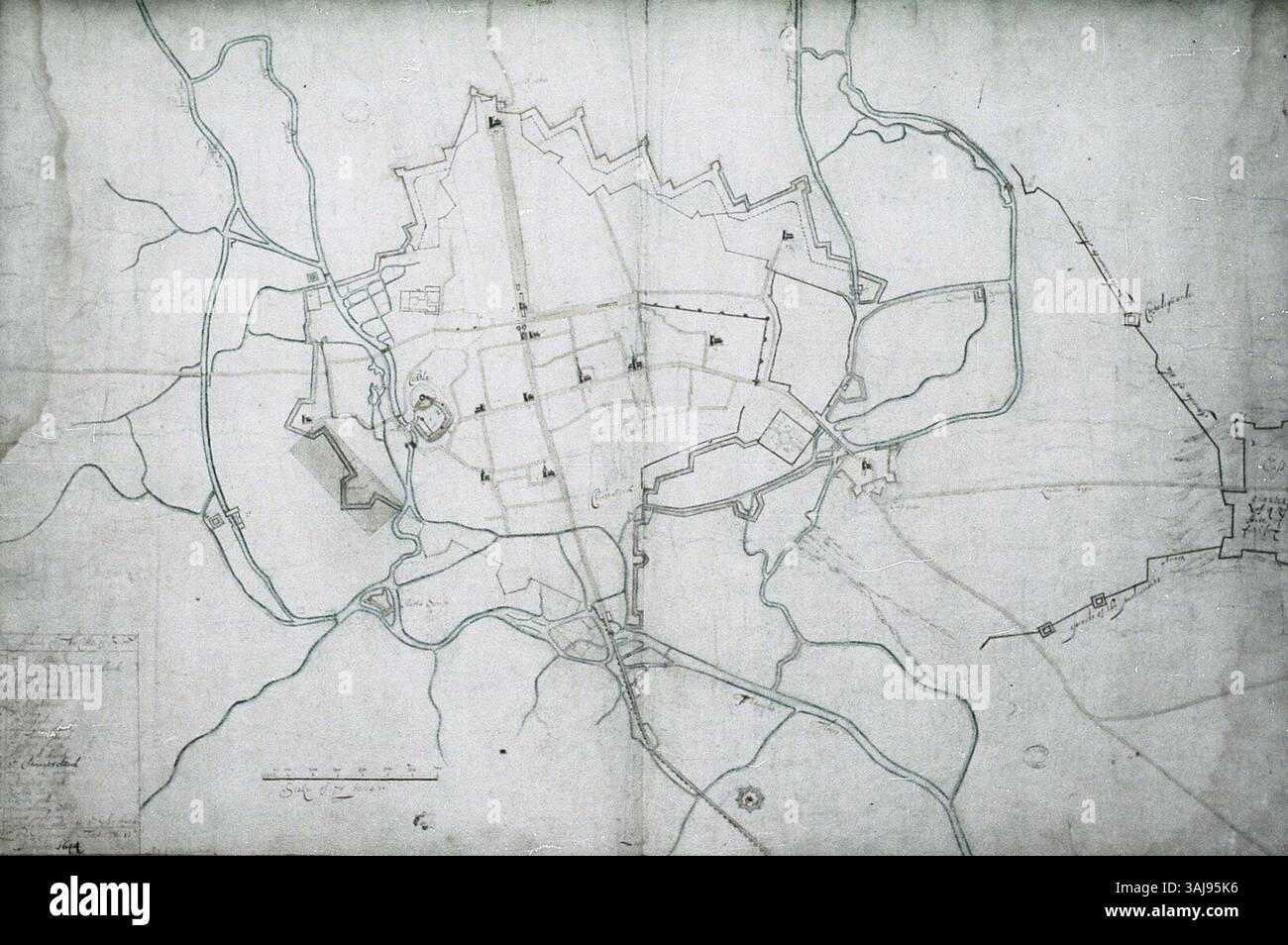 This map, created by Bernard de Gomme in 1644, depicts the ...